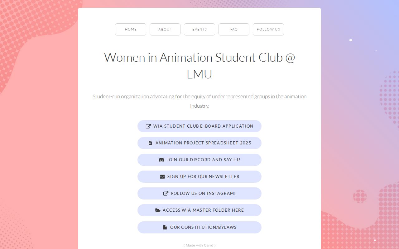 WIA@LMU Website